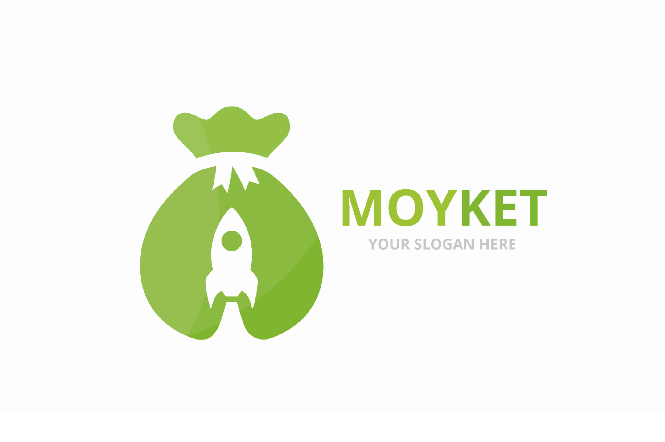 Vector bag and rocket logo, a Branding & Logo Template by GraphiShop