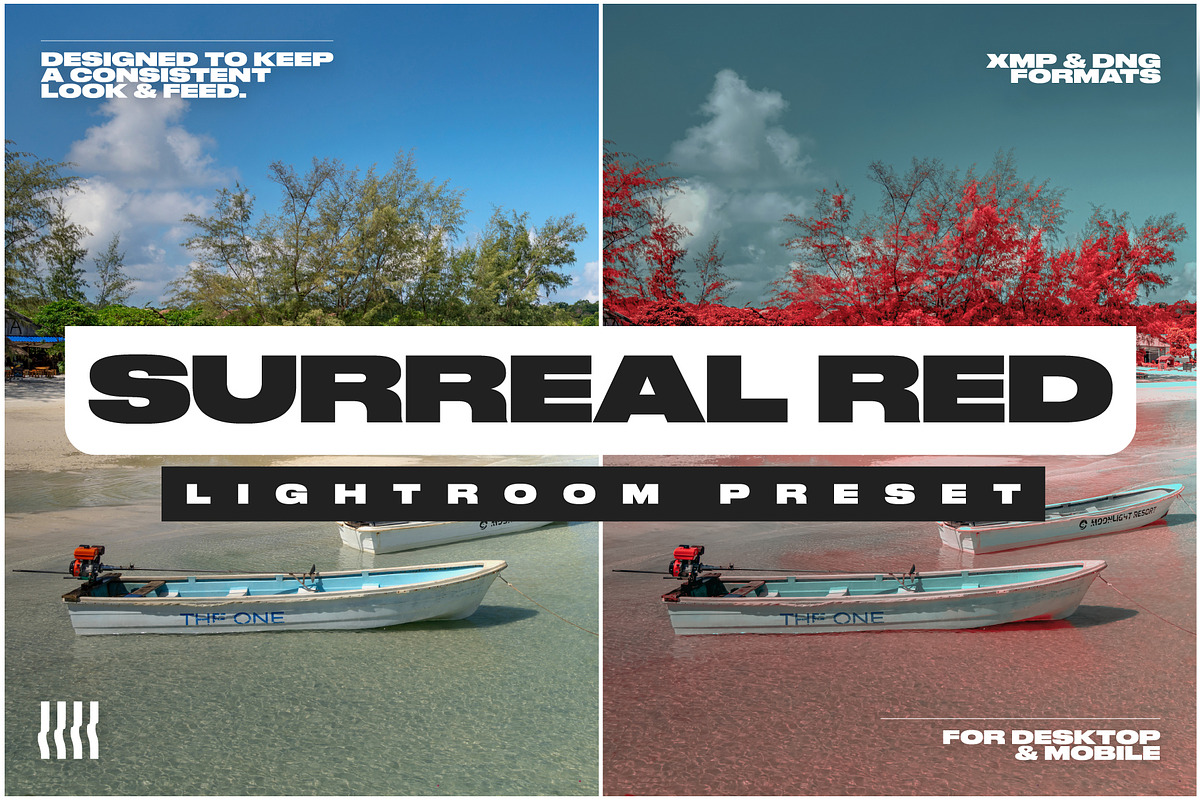 SURREAL RED COLOR GRADING LR PRESET, a Preset Add-On by ASDF Graphics