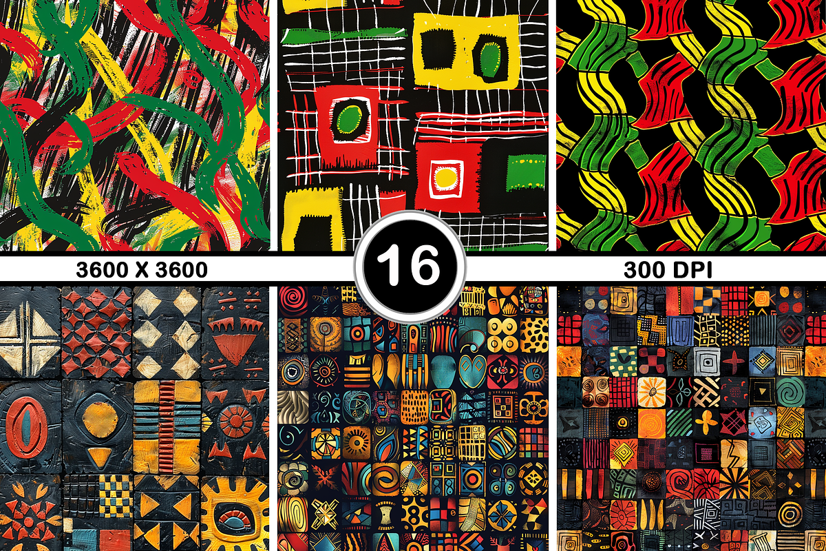 African Traditional Print Pattern