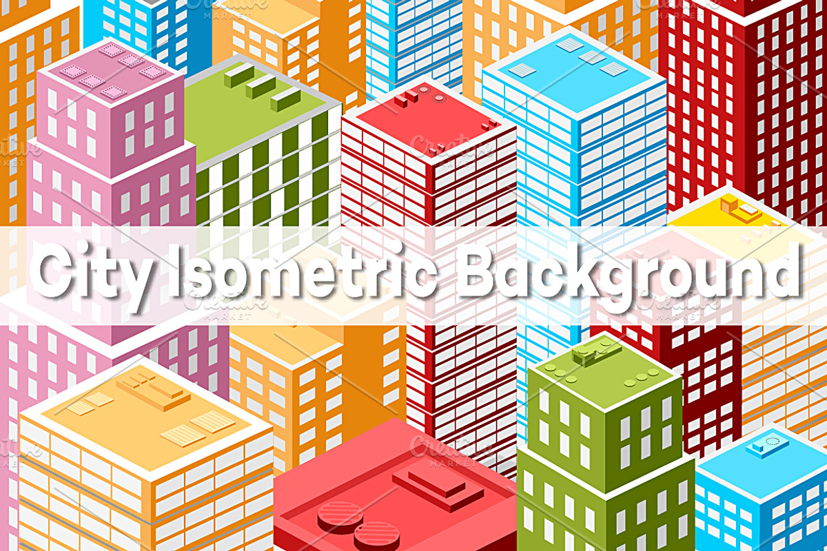 Urban background, a Pattern Graphic by AlexZeL