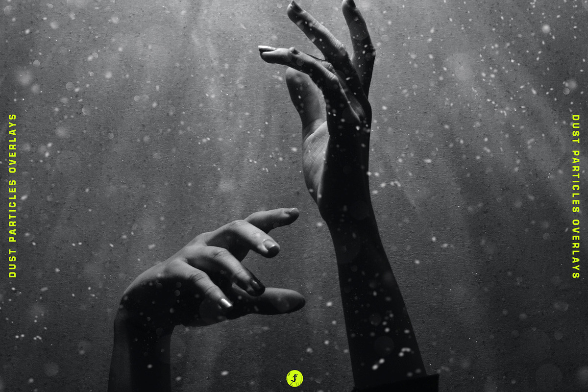 50 Dust Particles Photo Overlays, a Texture Graphic by Freezerondigital