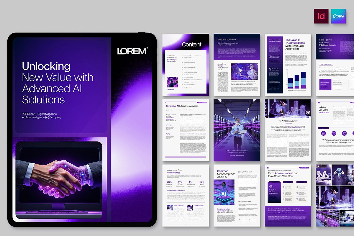 Ebook & Digital Brochure Template, a Brochure Template by BrandPacks