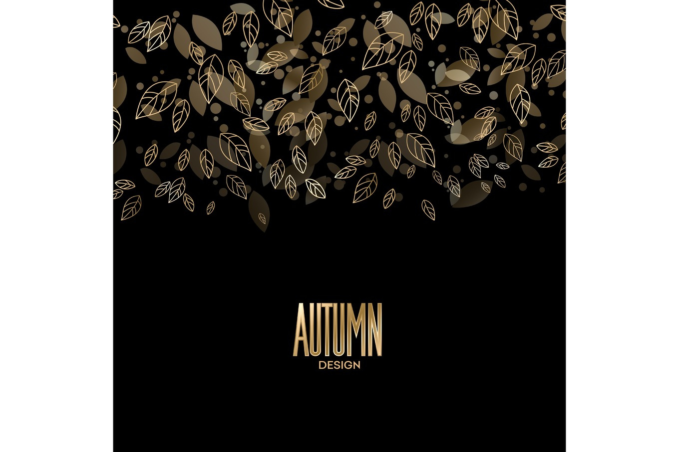 Gold fall design, a Texture Graphic by Marinstri