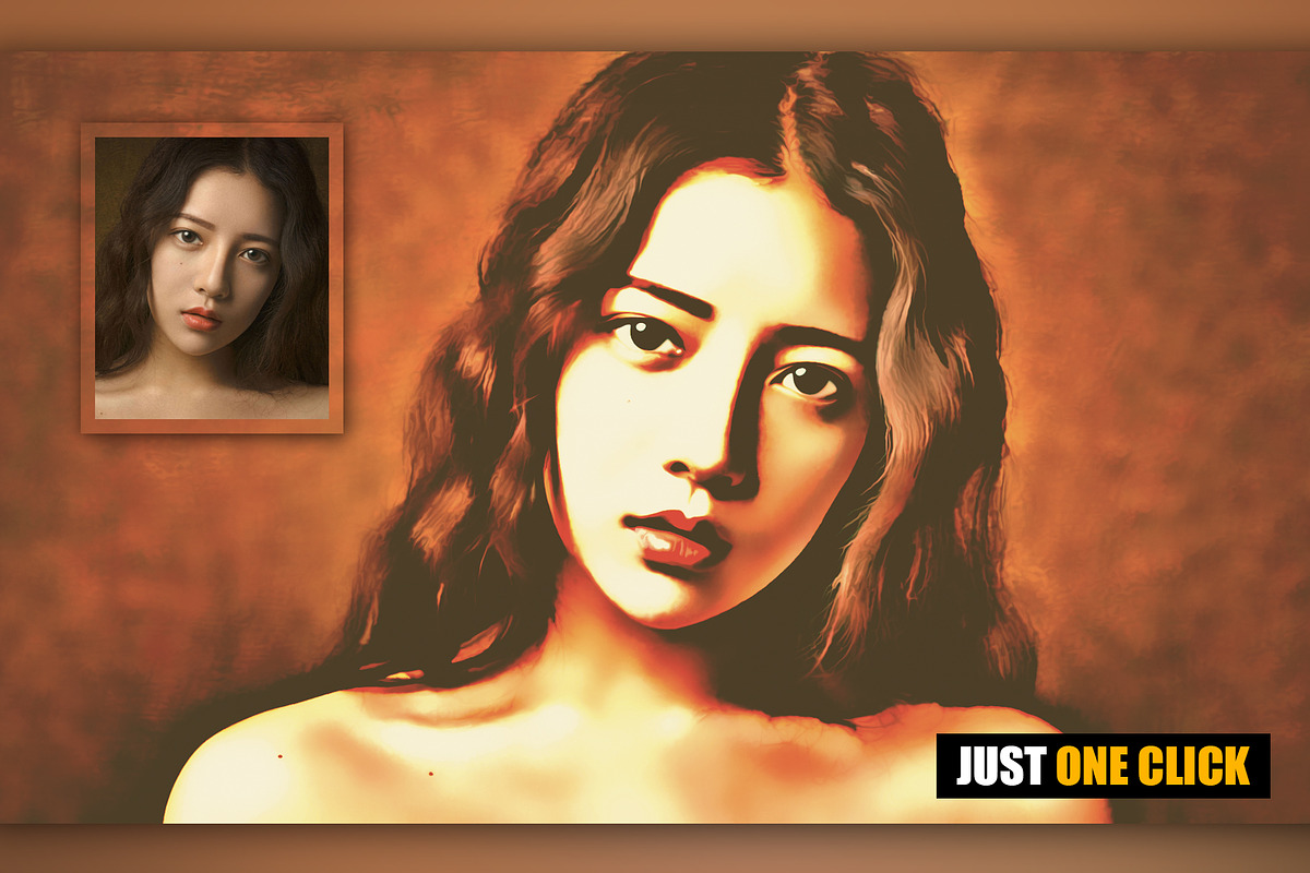 Luster Paint Photoshop Action, an Action Add-On by DesignCave