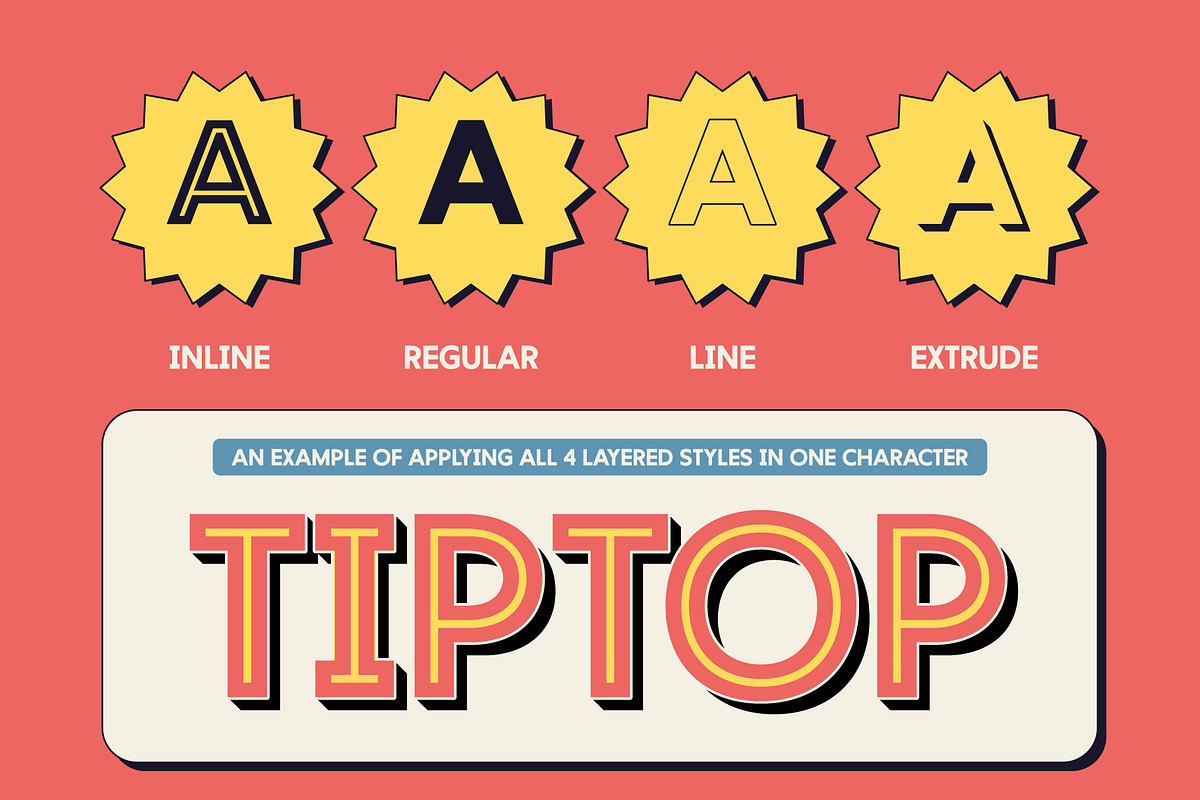 Mashdeco – Retro Font Display Font, a Sans Serif Font by Tiptop Graphic | Creative Market