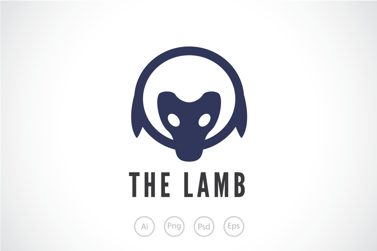 The Lamb Logo Template, a Branding & Logo Template by Heavtryq Design