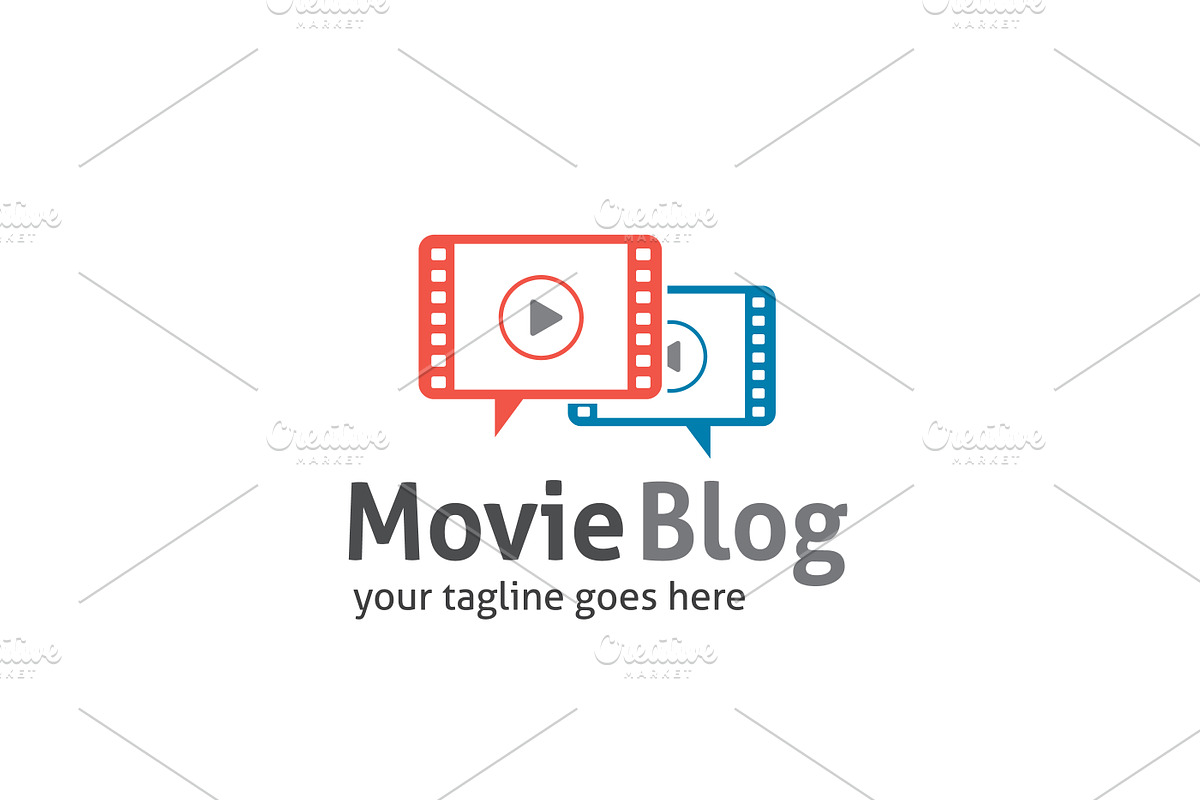Movie Blog Logo, a Branding & Logo Template by XpertgraphicD | Creative ...