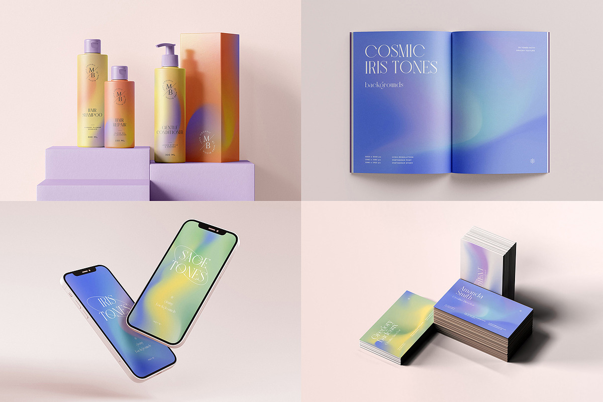 Grainy Gradient Texture Bundle