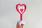 DIY Heart Trophy - 3d papercraft, a Templates & Theme by PAPER amaze