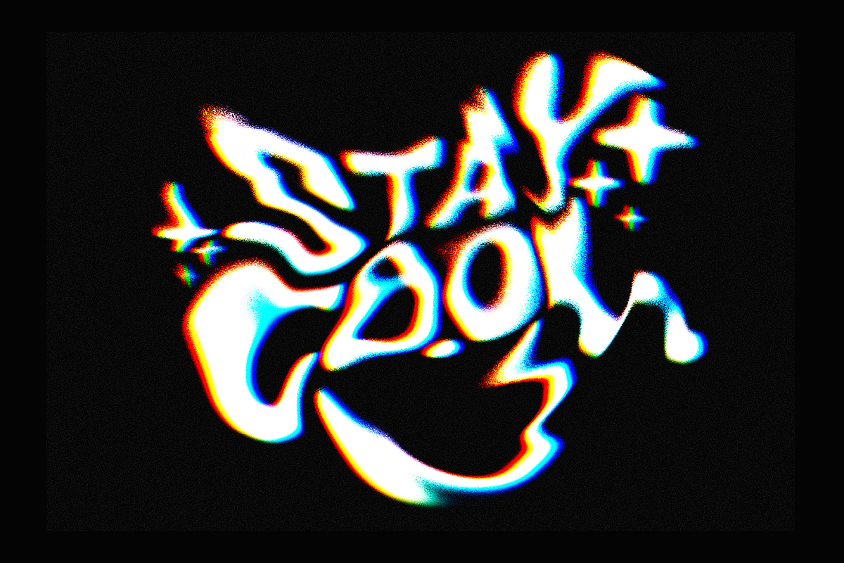 Liquid Distortion Glitch Text Effect, a Layer Style Add-On by Design Squad