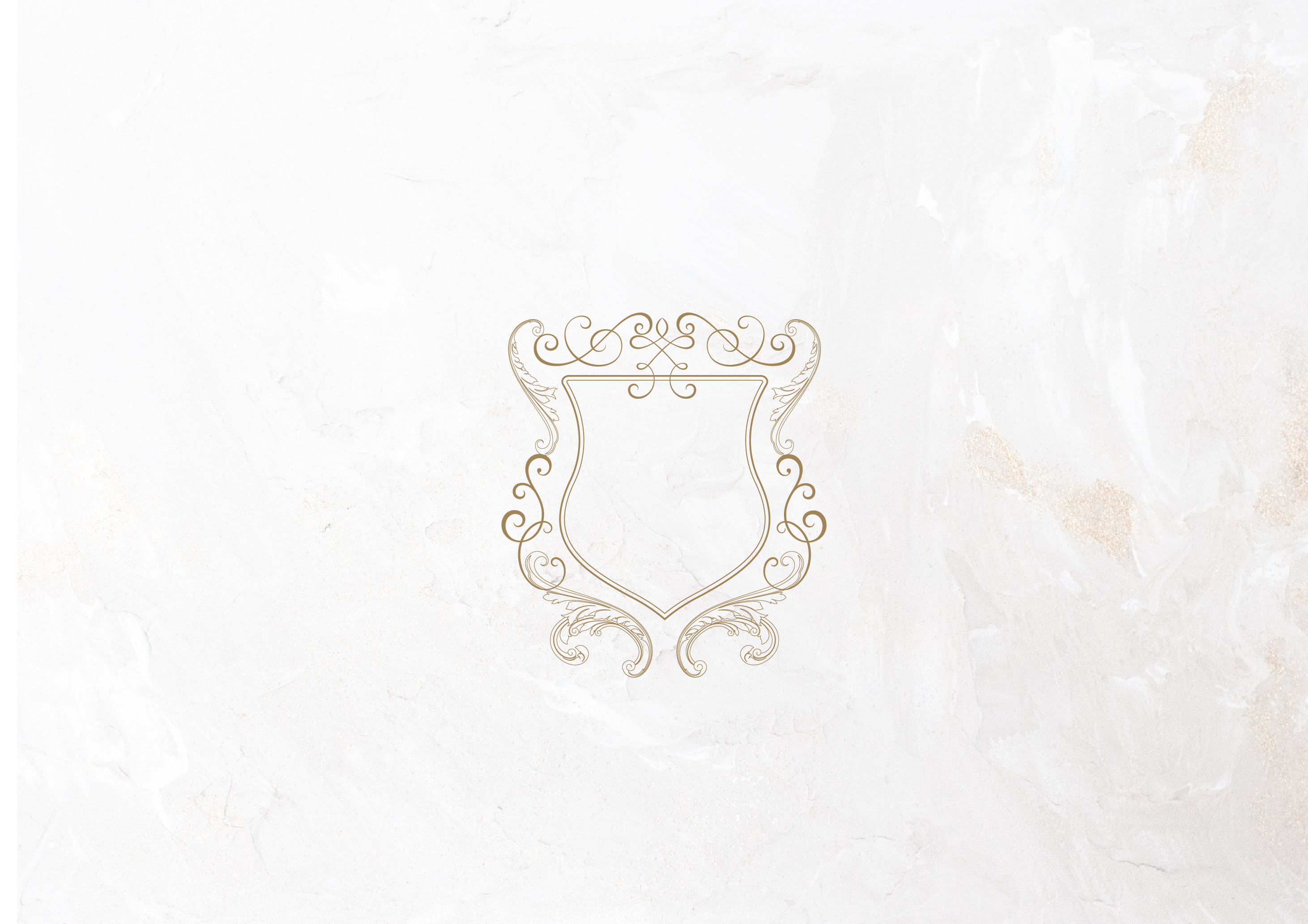 Calligraphic Logo, Modern Wedding Logo