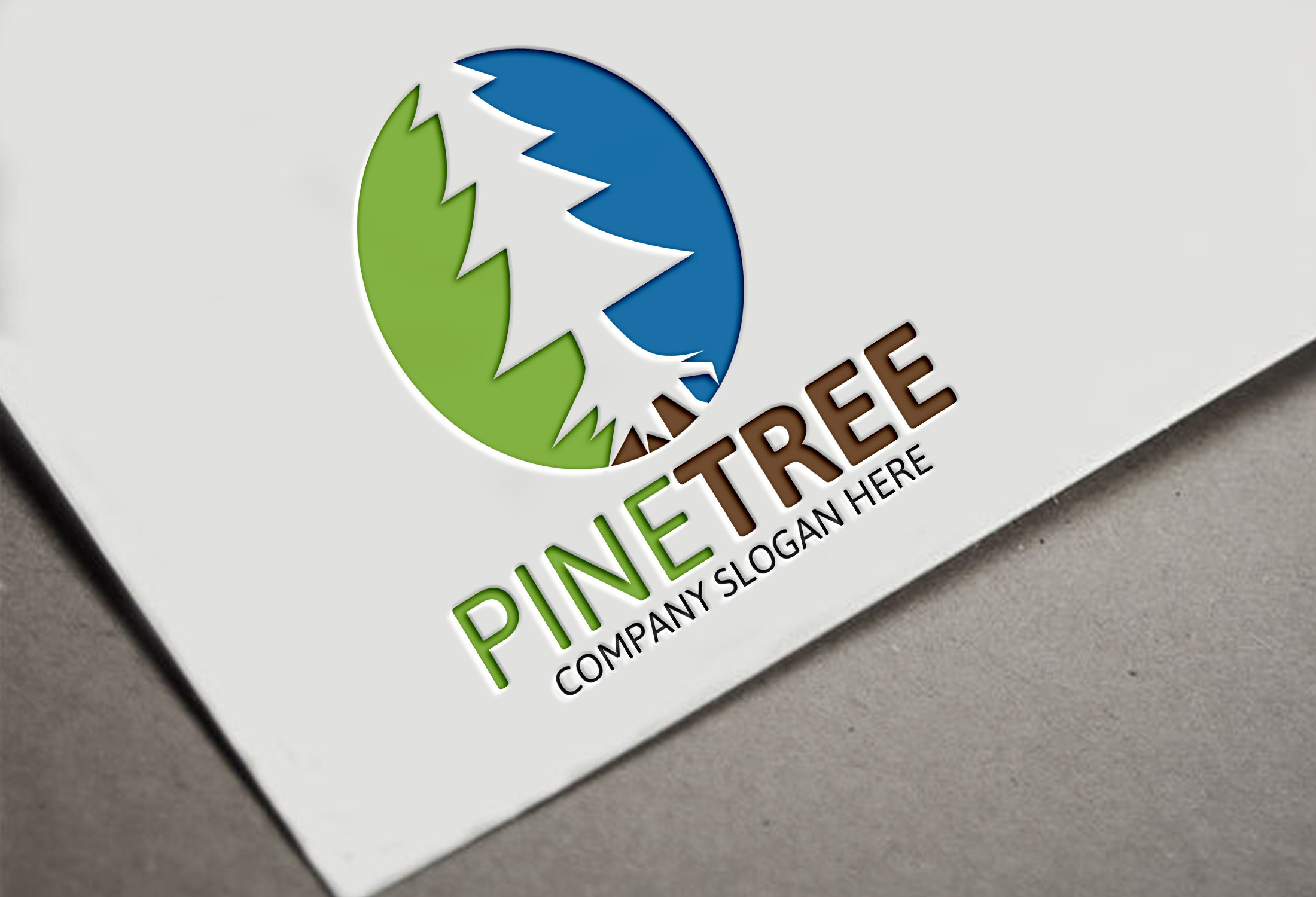 Pine Tree Logo, a Branding & Logo Template by Josuf Media