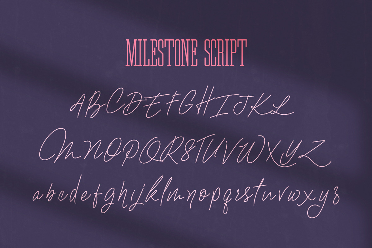 Ultimate Milestone Font Duo, a Script Font by Salt & Pepper Designs