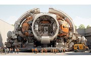 underground tunnel boring machine ai | Industrial Stock Photos ...
