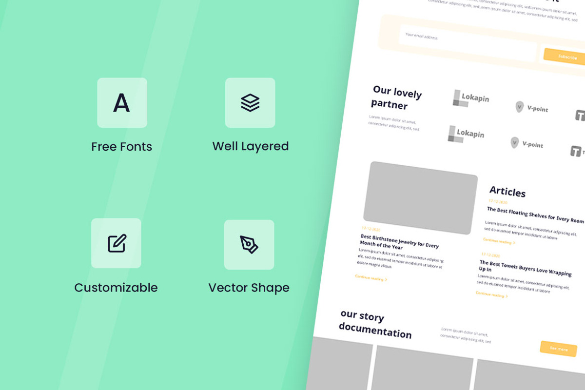 Marketplace Wireframe Website