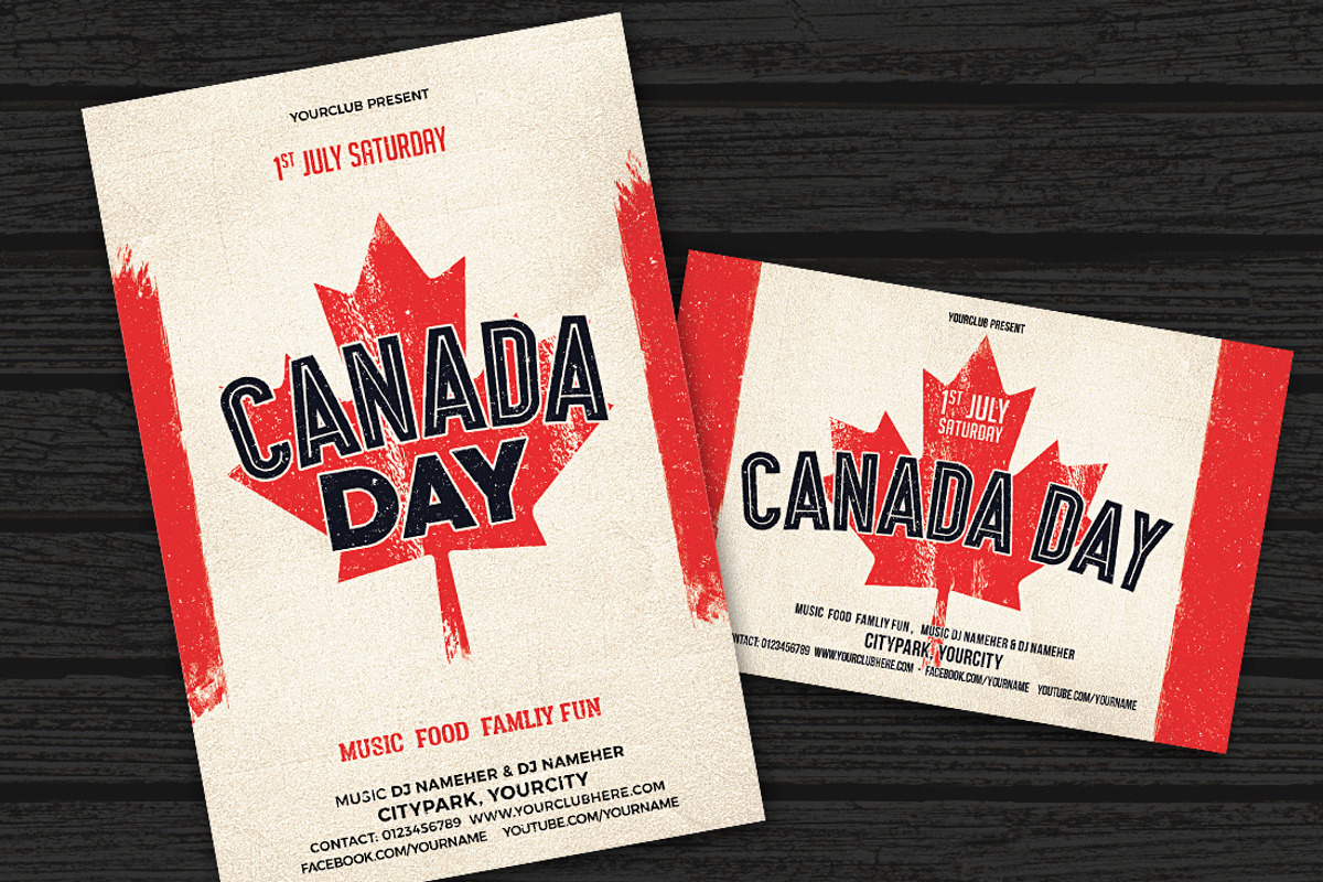 Canada Day Flyers, a Flyer Template by DesignWorkz