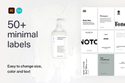 50+ Minimal Labels/Stickers