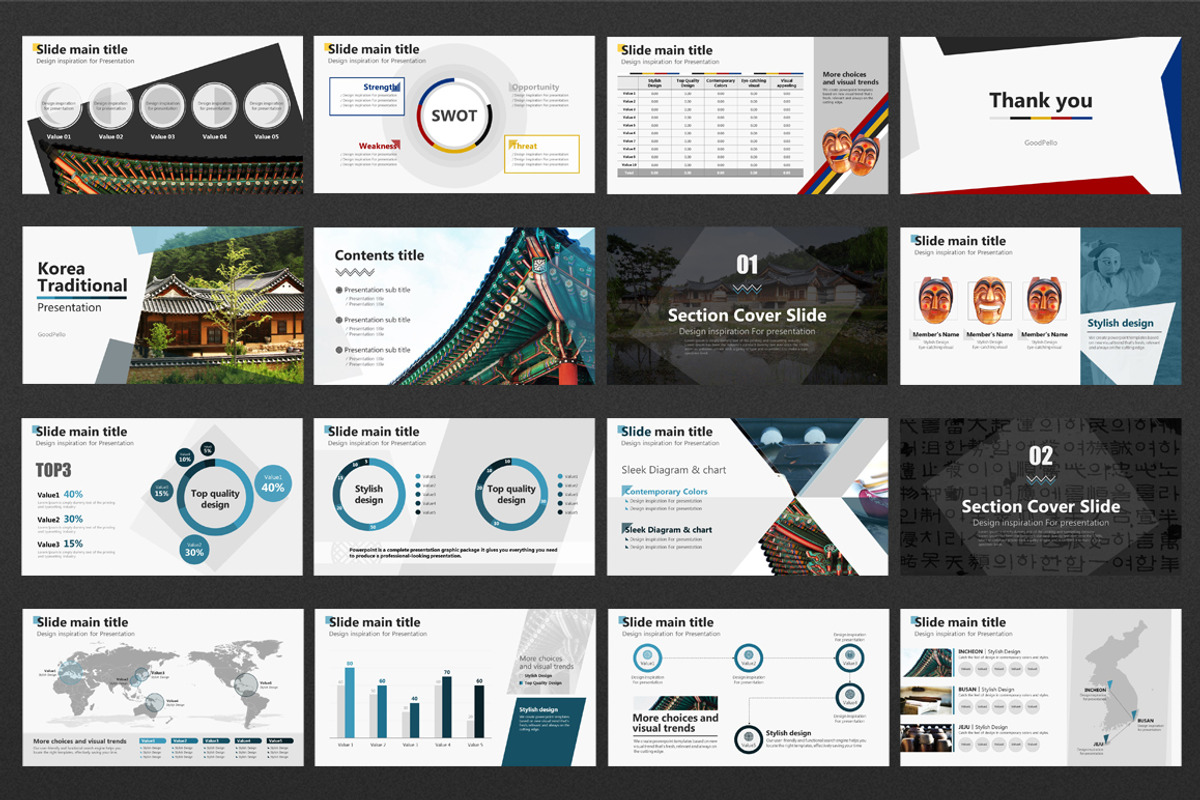 Korea Presentation, a Presentation Template by GoodPello