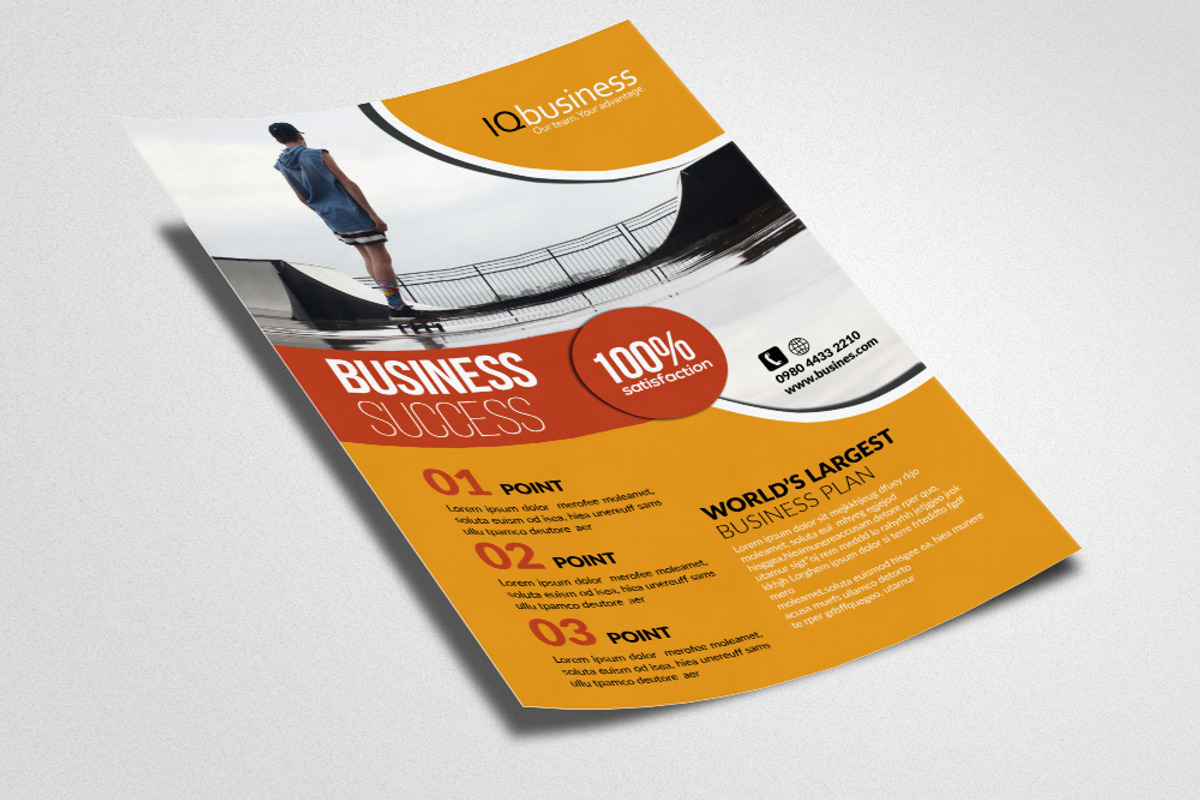 Advance Flyer Psd Template, a Flyer Template by Psd Templates