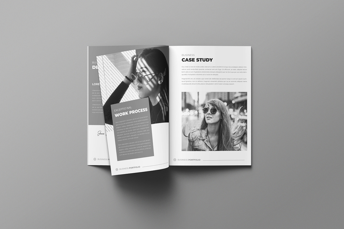 Black Portfolio Template, a Templates & Theme by evgenystudio
