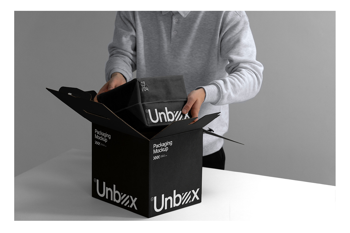 Packaging Unboxing Mockup