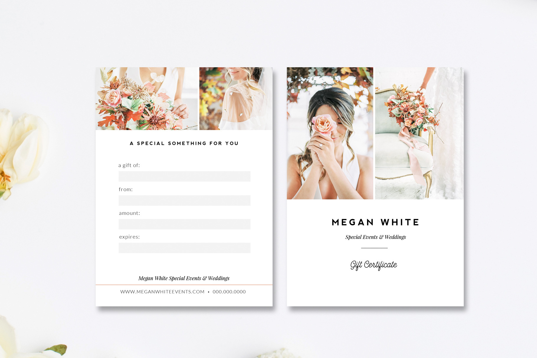 Wedding Planner Gift Card Template, a Card Template by Marham Labeling Co