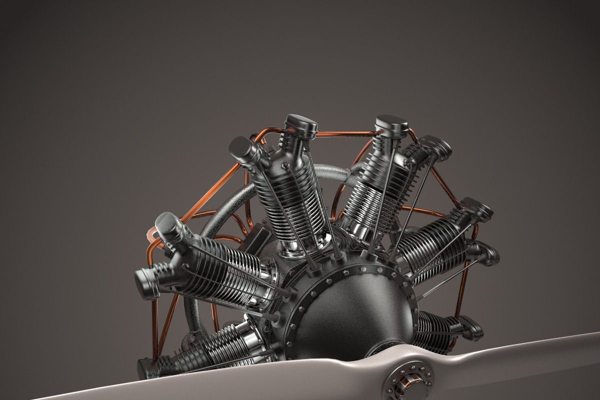 Animated Radial Engine, a Cars & Vehicle 3D Model by konstantin.ermolaev