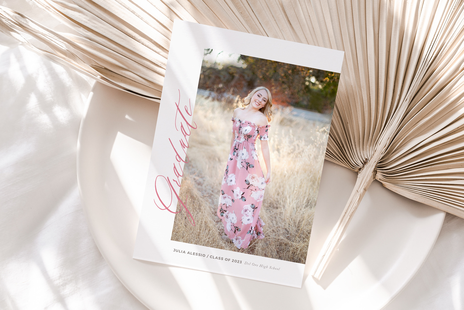 Girls Graduation Card Template, a Card Template by By Stephanie Design