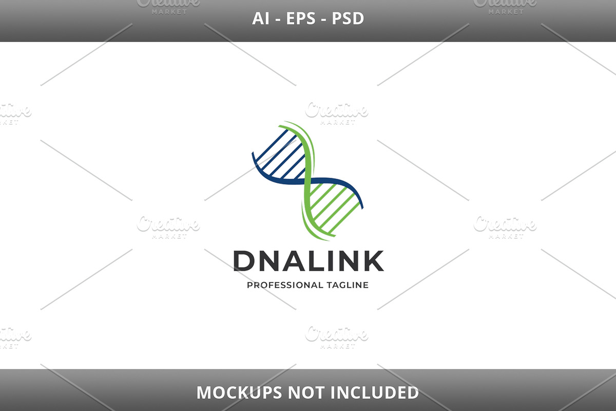 Dna Link Logo, a Branding & Logo Template by Design_Planet | Creative ...