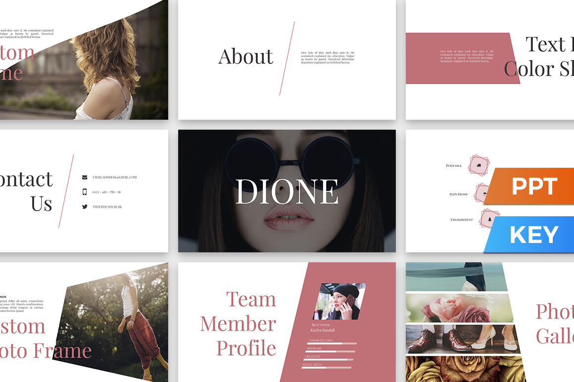 Dione Presentation Template, a Presentation Template by SlideStation