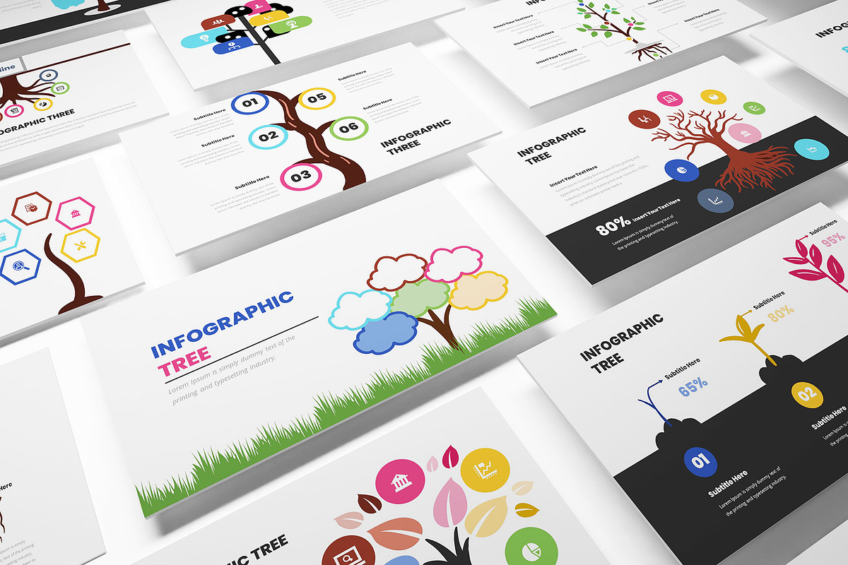 Tree Infographic Powerpoint Template, a Presentation Template by ...