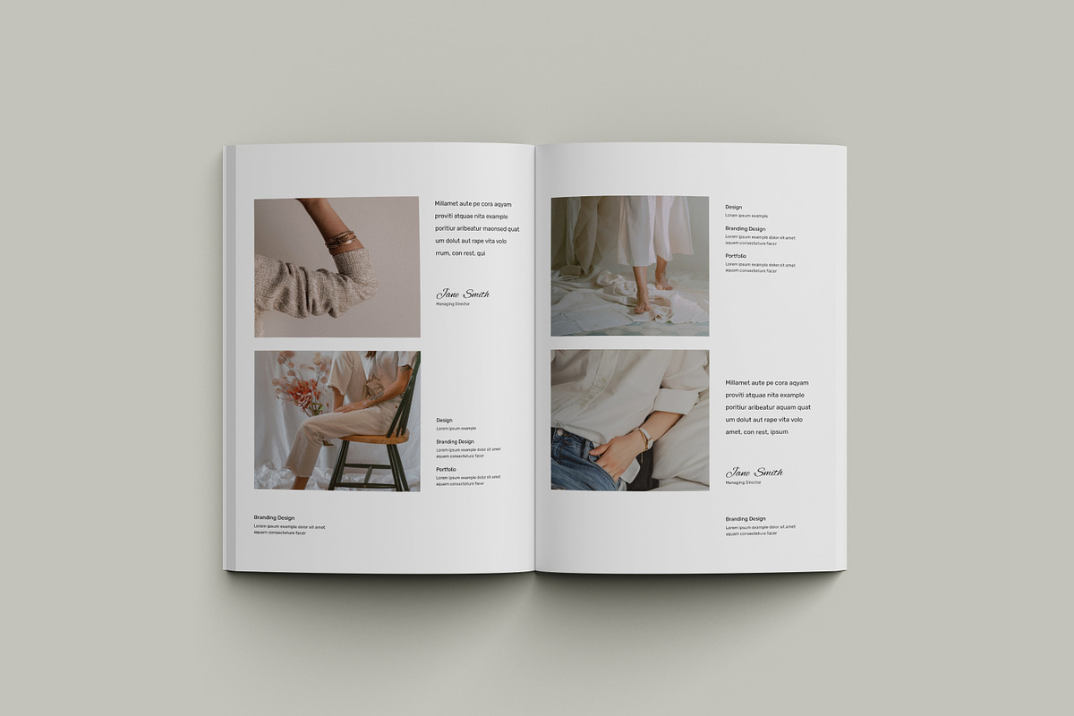 Simple Portfolio Template, a Brochure Template by UpSolution | Creative ...