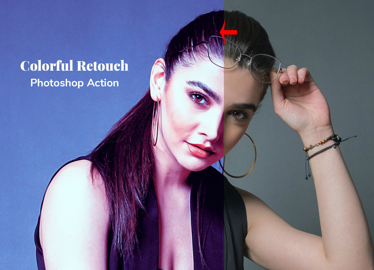 Colorful Retouch Photoshop Action, a Brushes & More by Studio Retouch ...