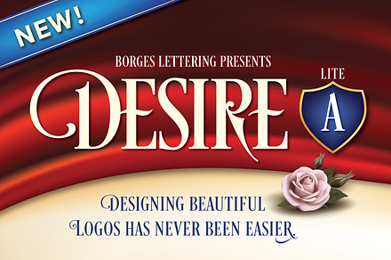 Desire, a Font by Borges Lettering