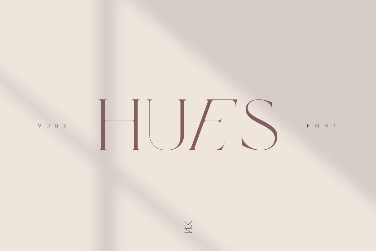 Hues Serif, a Serif Font by vuuuds