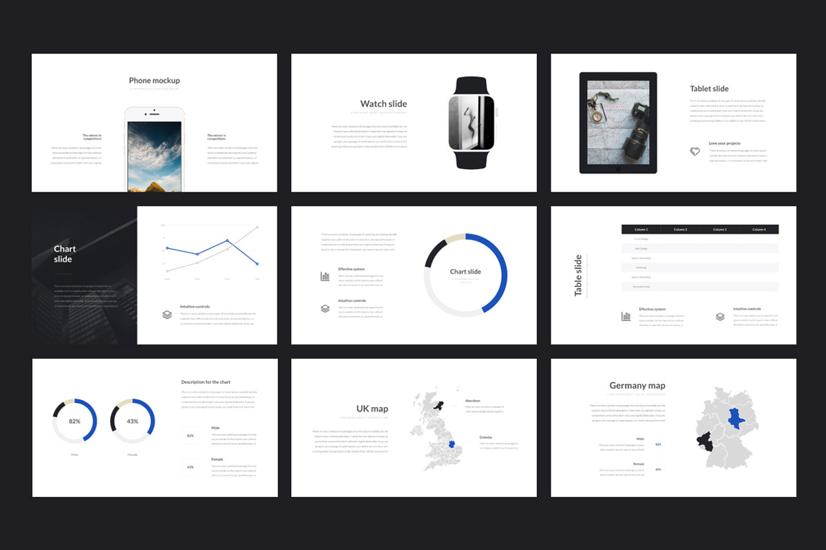 Clarity PowerPoint Template, a Presentation Template by Vladislav Muslakov