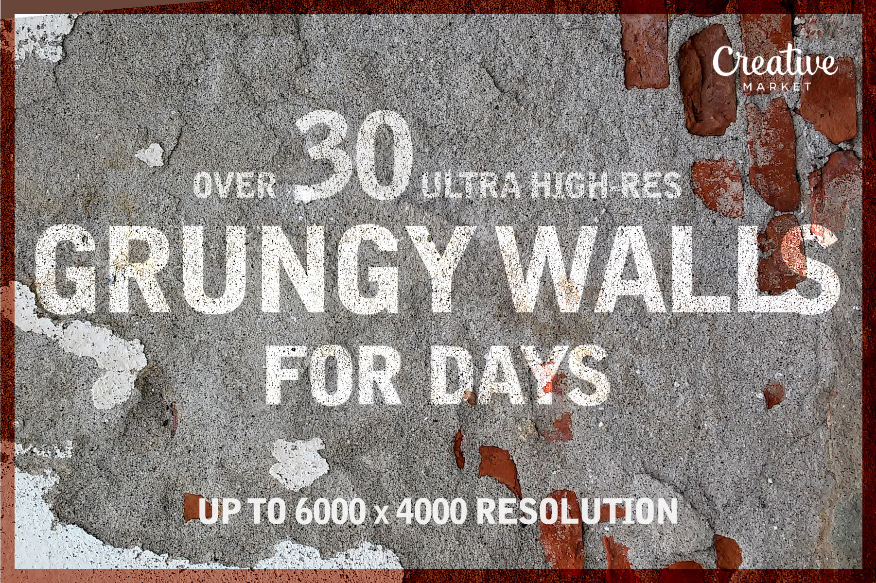 30+ HIGH RES Grungy Wall Textures, a Texture Graphic by BC Graphics