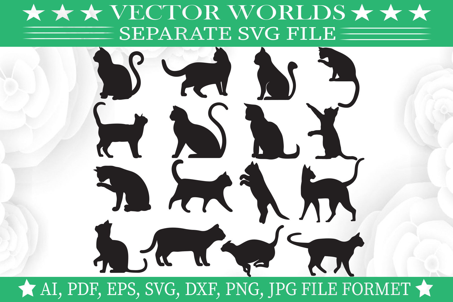 Cat Svg, Animal, Animals Svg, an Object Graphic by VectorWorlds ...