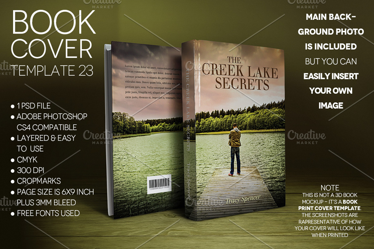 Book Cover Print Template 23, a Templates & Theme by Illusiongraphic