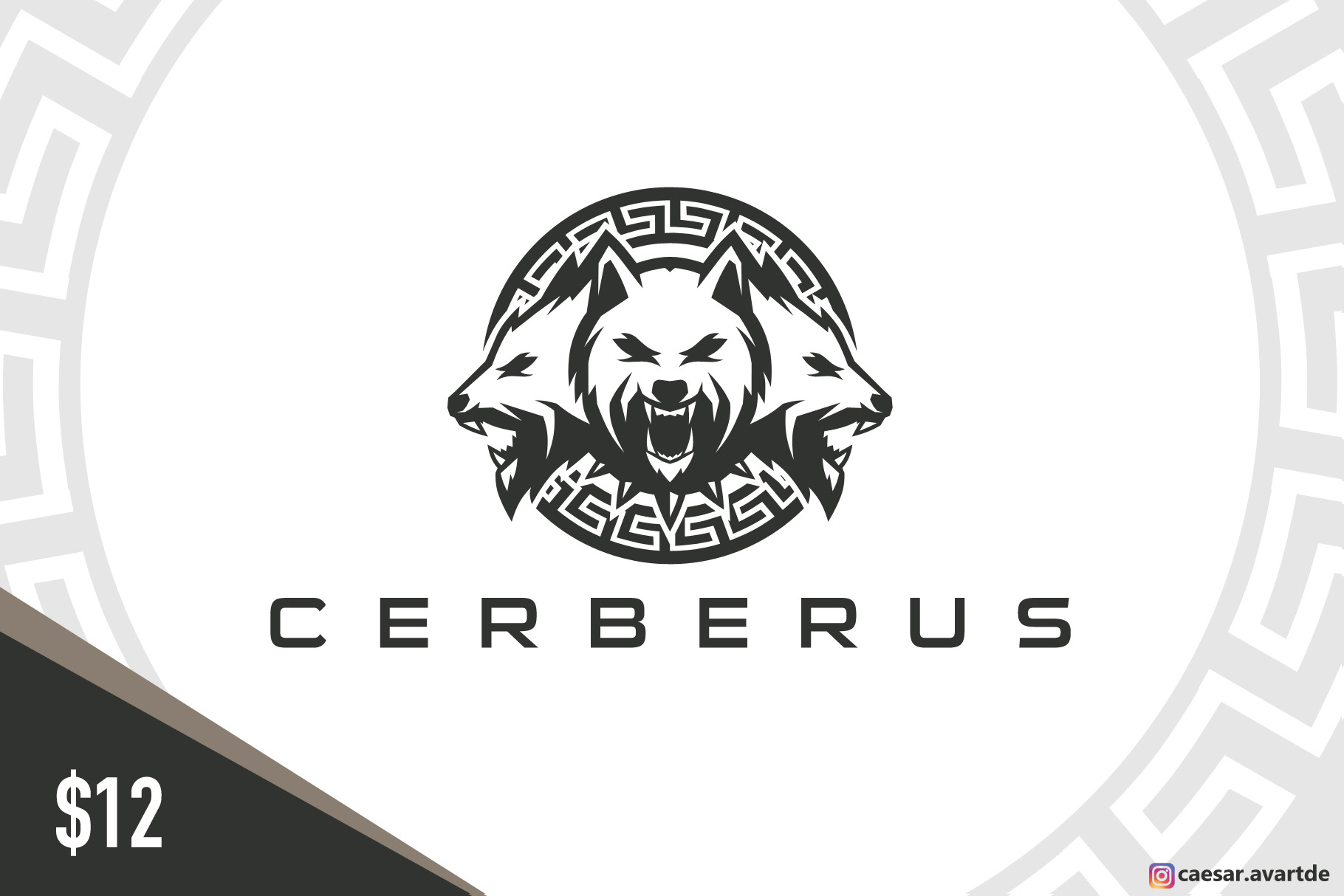 Cerberus Logo Template, a Branding & Logo Template by Avartde Creative
