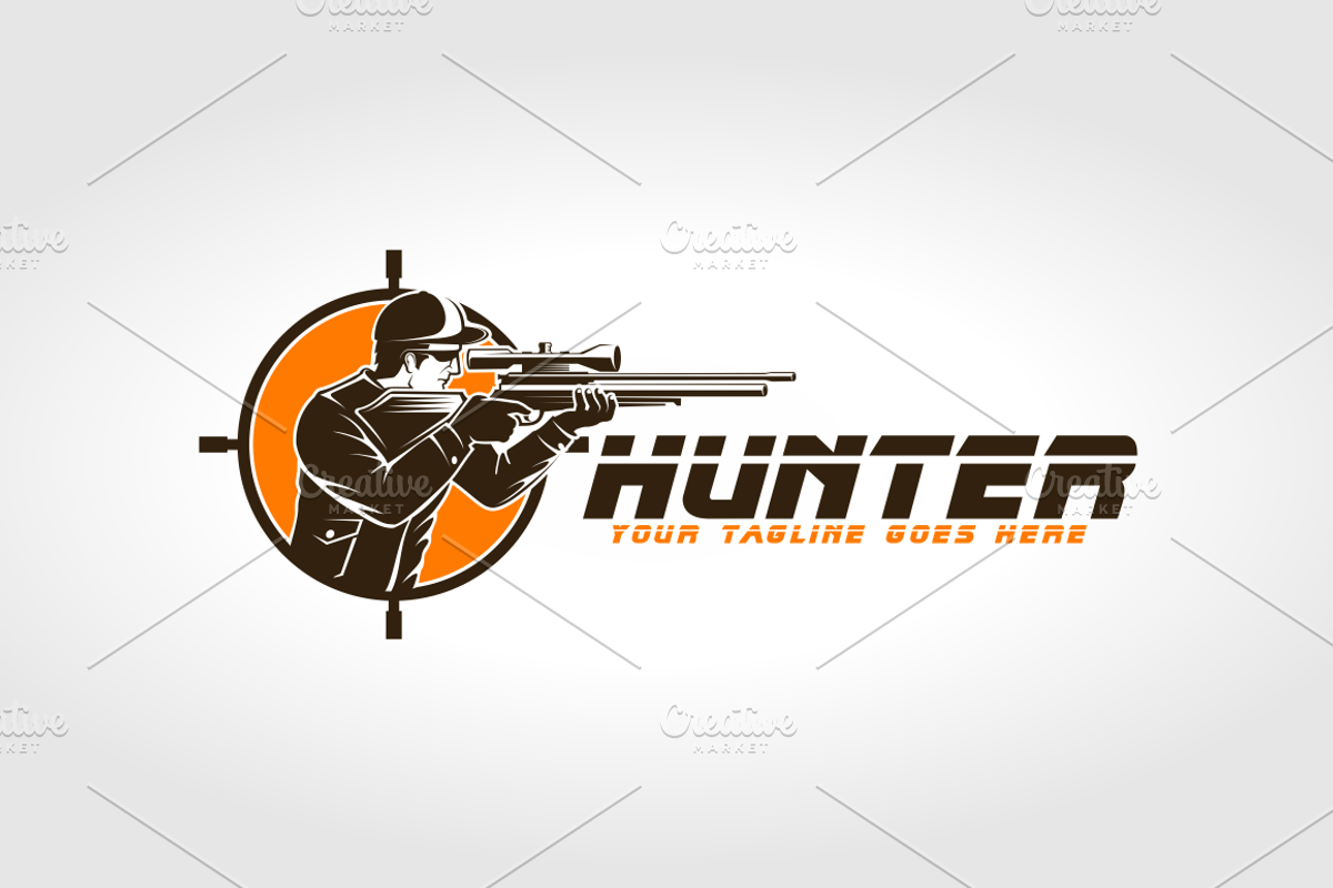 Hunter Logo, a Branding & Logo Template by herulogo