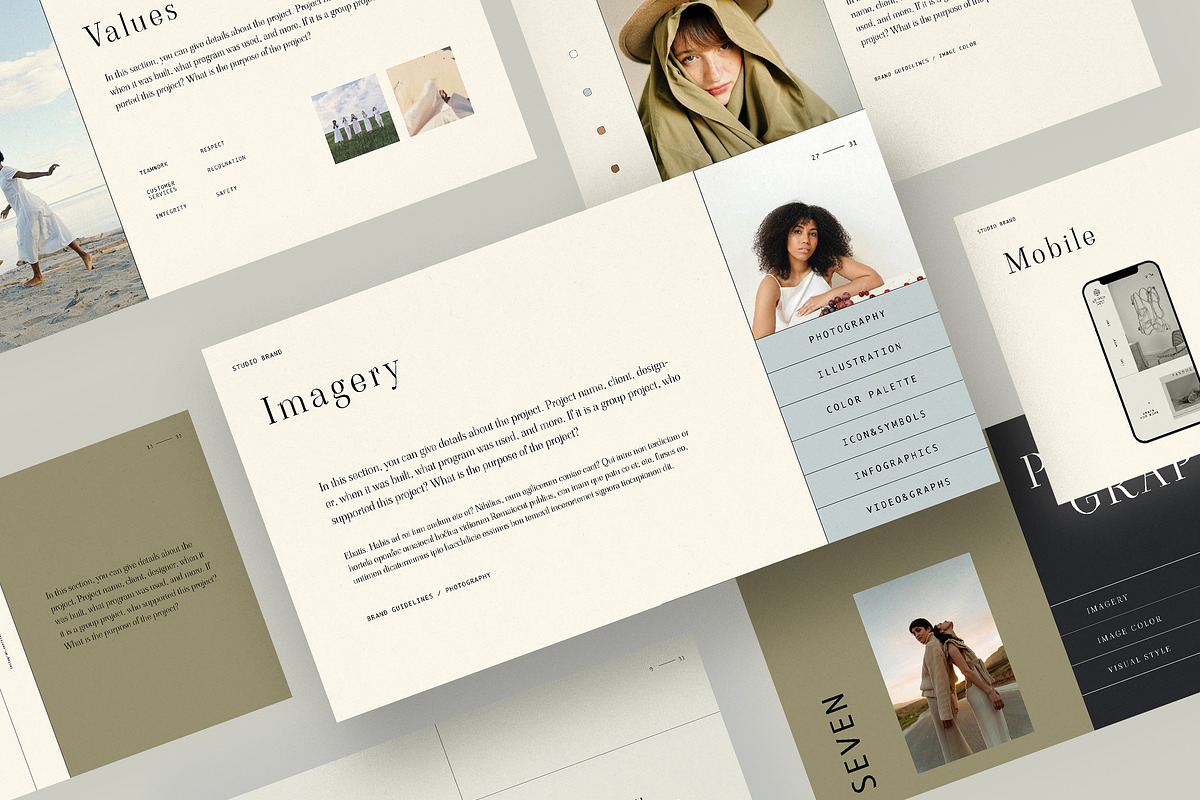 PANDORA I Brand Guidelines I Canva, a Magazine Template by Studio Brand