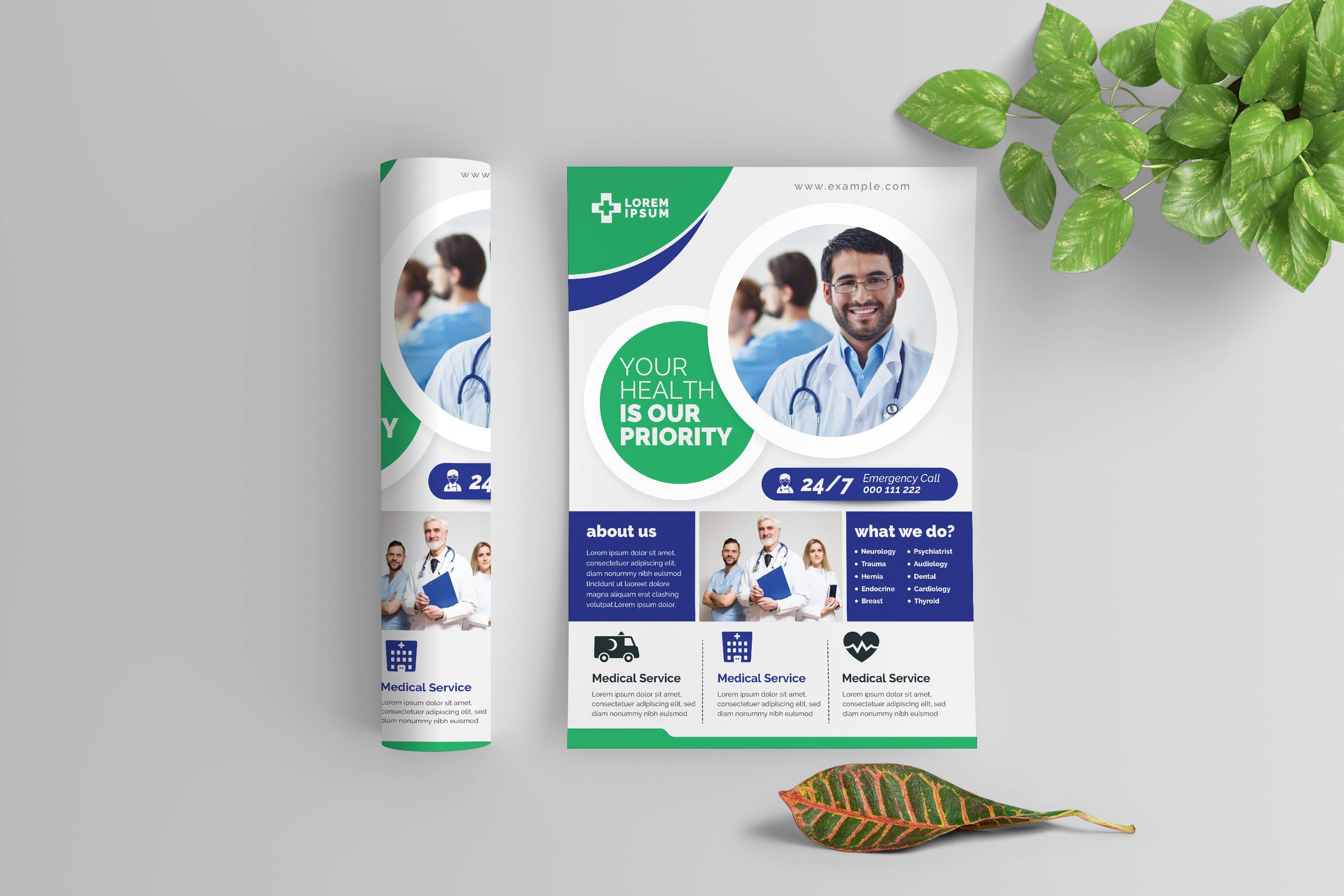 Medical Clinic Flyer, a Flyer Template by Cristal Pioneer