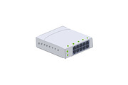 connectivity network switch cartoon, an Object Illustration by pikepicture