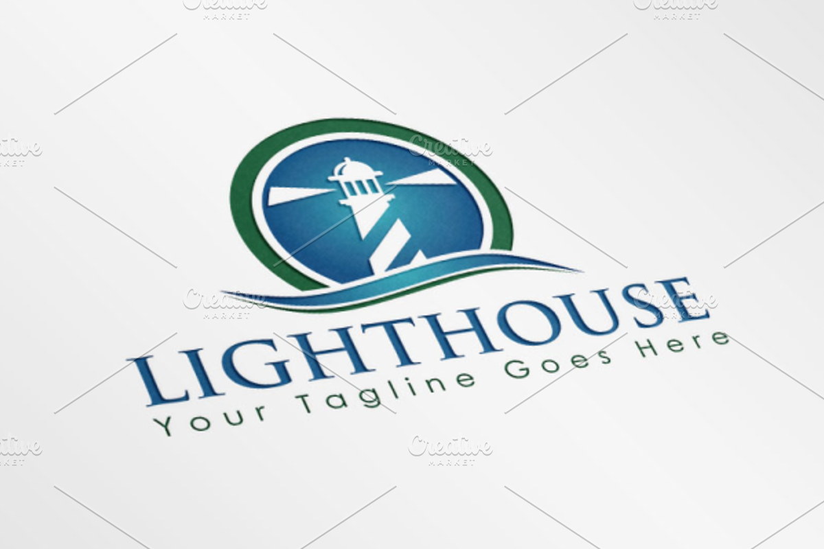 Lighthouse Logo, a Branding & Logo Template by REDVY CREATIVE