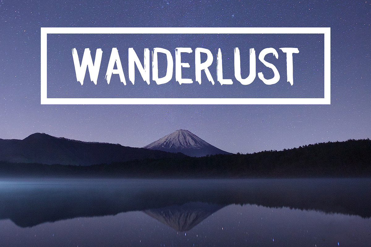 Lunar Tundra Brush Font, a Font by Build Interactive