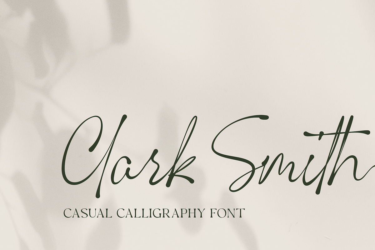 Clark Smith - Casual Calligraphy Font