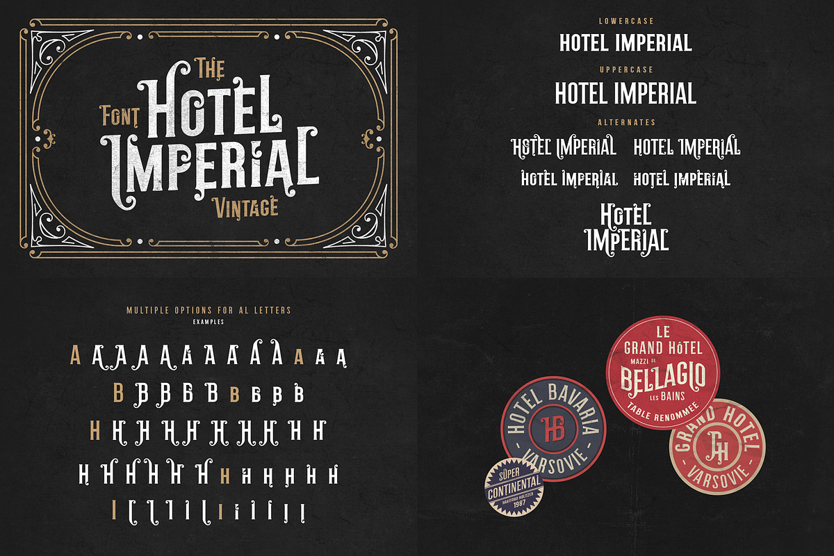 19th Century Vintage Labels, a Branding & Logo Template by Graphicdome