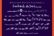 Fleurons 5-Pack, a Symbol Font by Wiescher Design