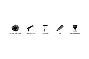 Tools, a Solid Icon by vectorstank
